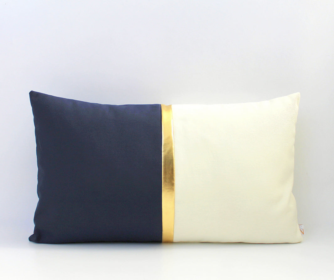 Metallic Colorblock Pillow Covers – SNdsigns